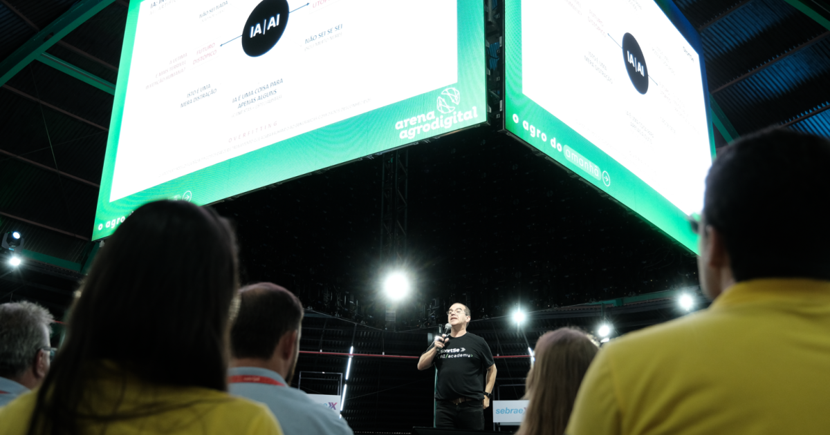 Expodireto - Notícias - Inteligência artificial invade o primeiro dia de Arena Agrodigital
